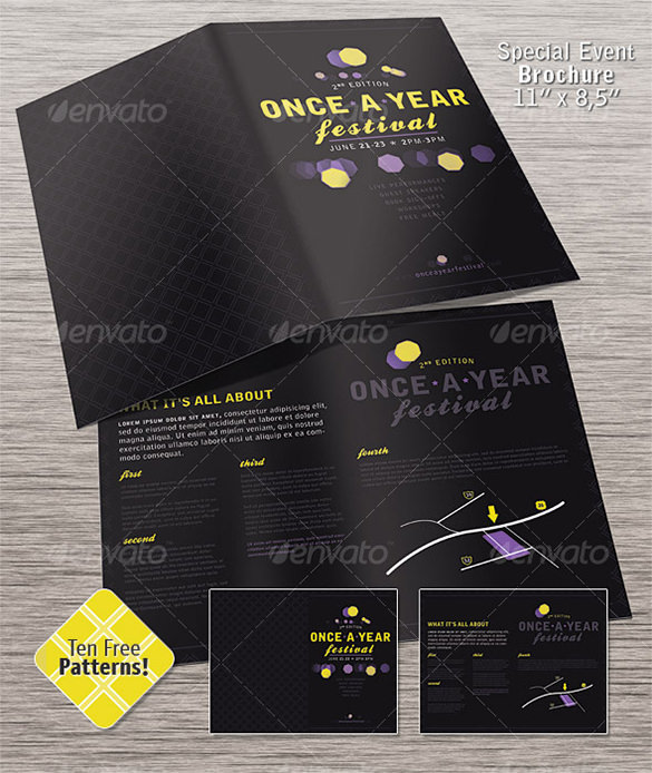 27 Event Brochure Templates PSD Google Docs Apple Pages