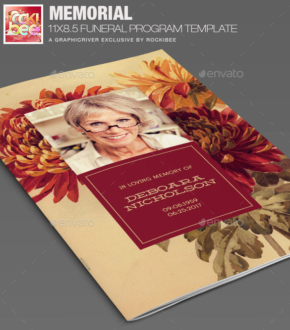 45+ Funeral Program Templates in PDF | MS Word | Pages | Google Docs ...