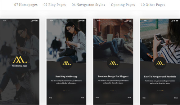 32+ Blogger Mobile Themes & Templates