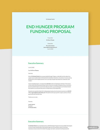 20+ Funding Proposal Templates - Word, PDF, Pages