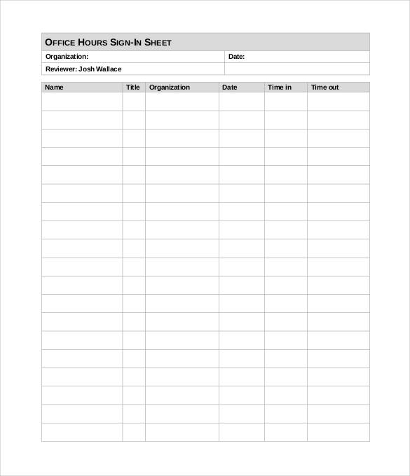75 Sign In Sheet Templates DOC PDF Free Premium Templates 75 Sign In Sheet Templates DOC PDF Free Premium Templates