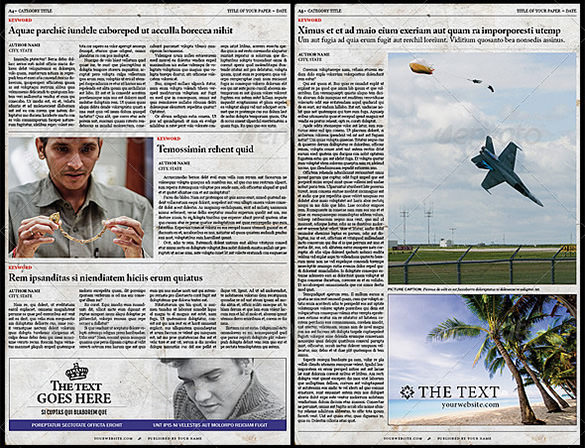 20+ Old Newspaper Templates - PSD, JPG