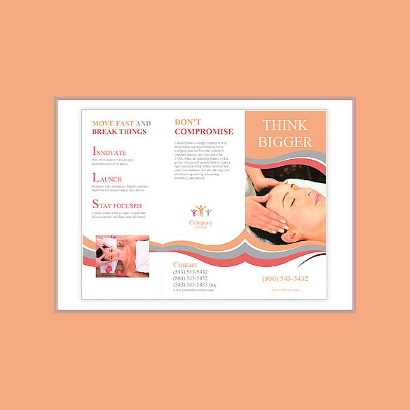 28 Amazing Spa Brochure Template Designs