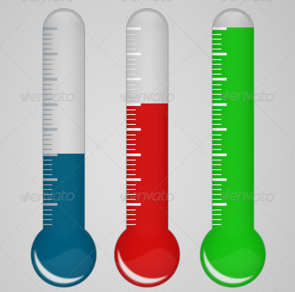 25+ Awesome Thermometer Templates & Designs - PSD, PDF, Word, Excel ...