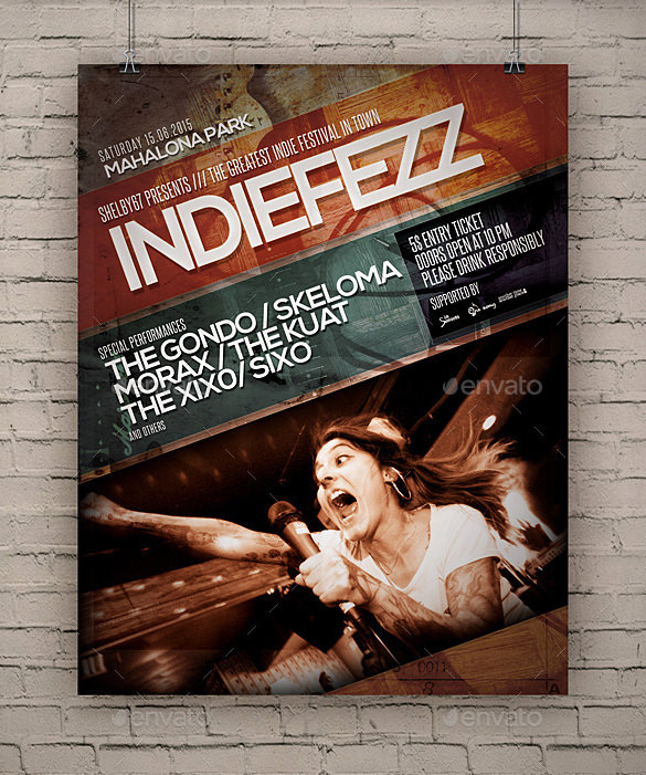 11 PSD Band Flyer Templates PSD AI Publisher Apple Pages