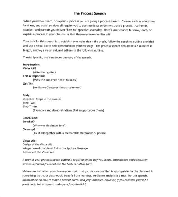 29+ Speech Outline Templates - PDF, DOC