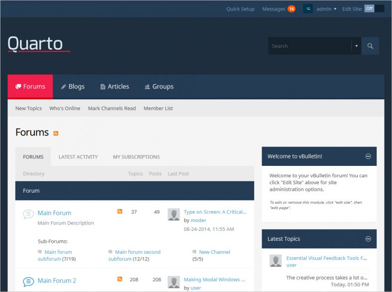 Forum Templates & Themes | Free & Premium
