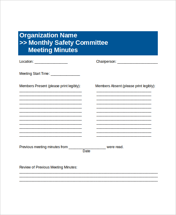 16+ Committee Meeting Agenda Templates - Sample, Example Format Download