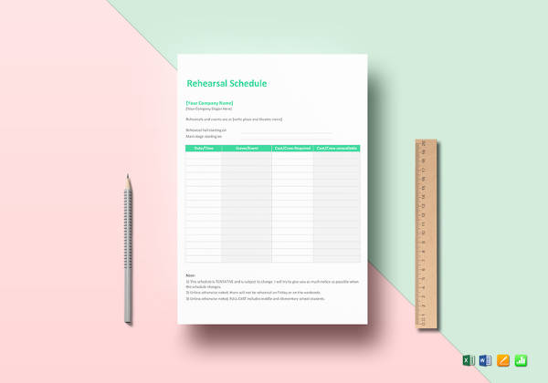 30+ Production Scheduling Templates - PDF, DOC, Excel