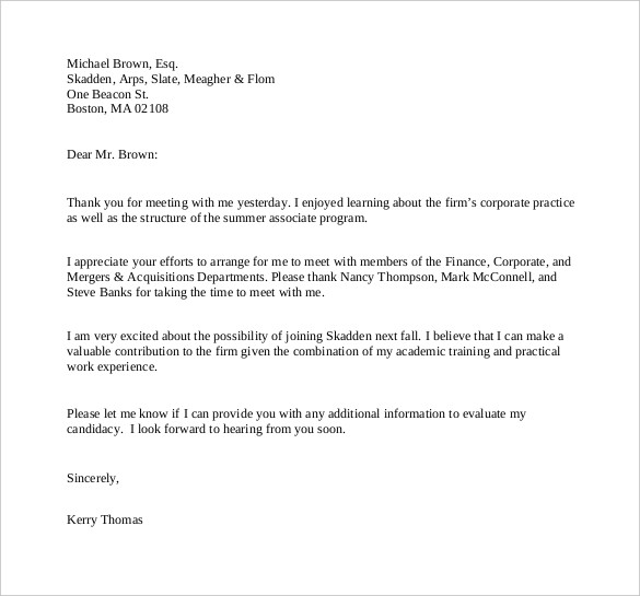 Thank You Letter for Appreciation - 19+ Free Word, Excel, PDF Format ...