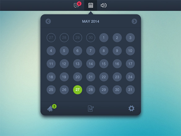 20 PSD Calendar Templates Designs