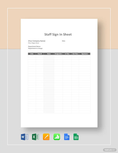 91+ Sign In Sheet Templates - DOC, PDF