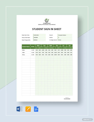91+ Sign In Sheet Templates - DOC, PDF