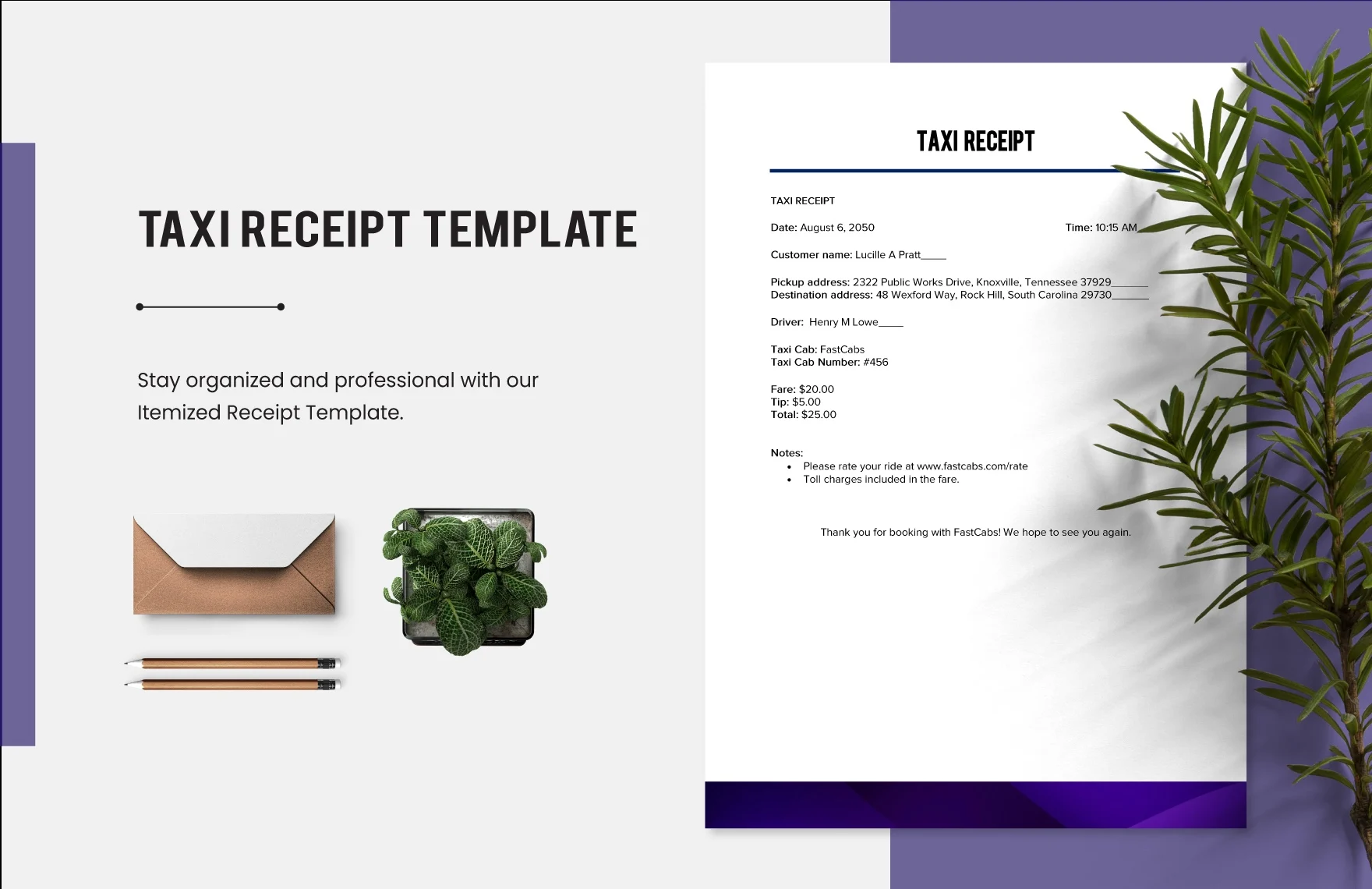 14+ Taxi Receipt Templates - DOC, PDF