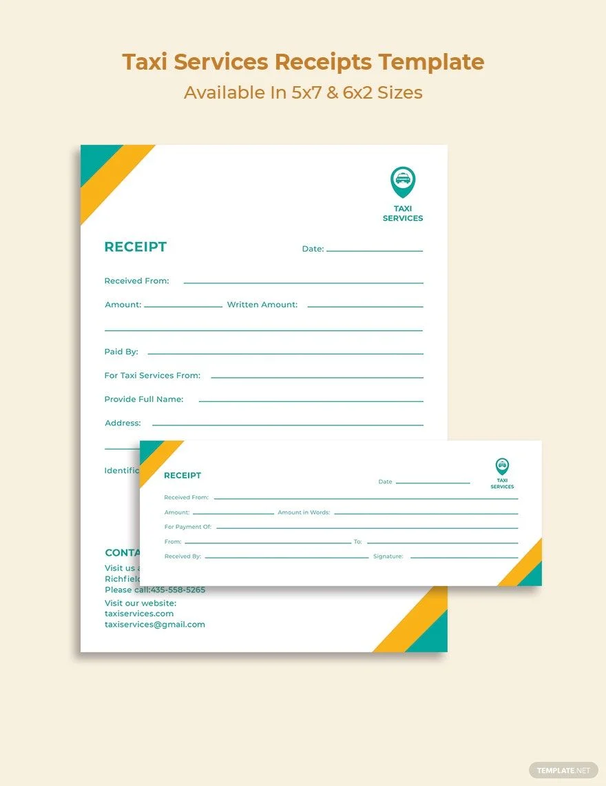 14+ Taxi Receipt Templates - DOC, PDF