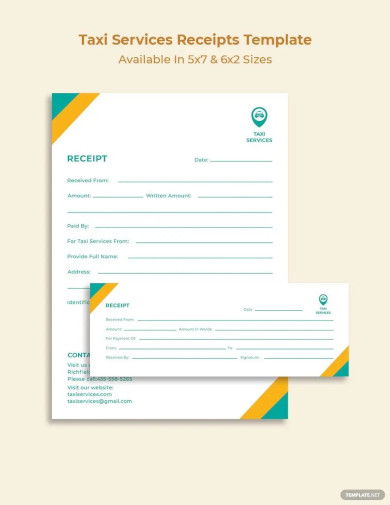 24+ Taxi Receipt Templates - PDF, DOC