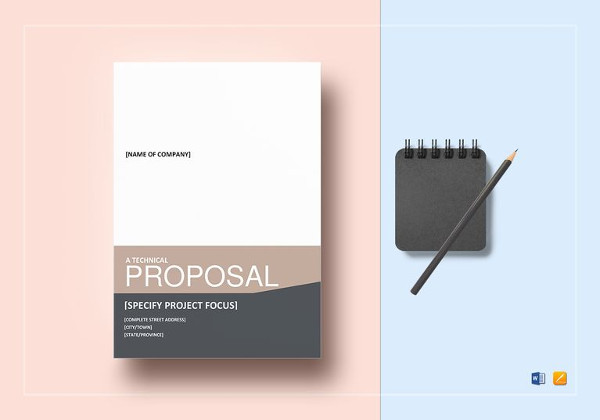 Technical Proposal Template - 19+ Free Word, Excel, PDF Format Download!