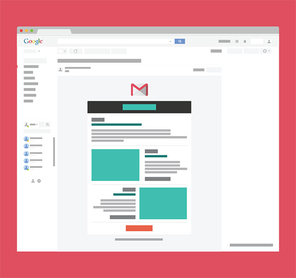 14+ Google Gmail Email Templates – HTML, PSD Files Download!