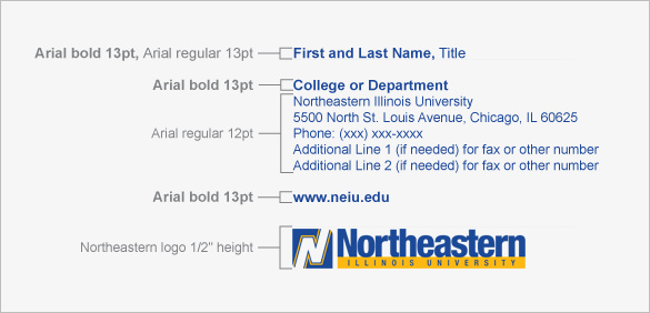 13+ College Student Email Signatures
