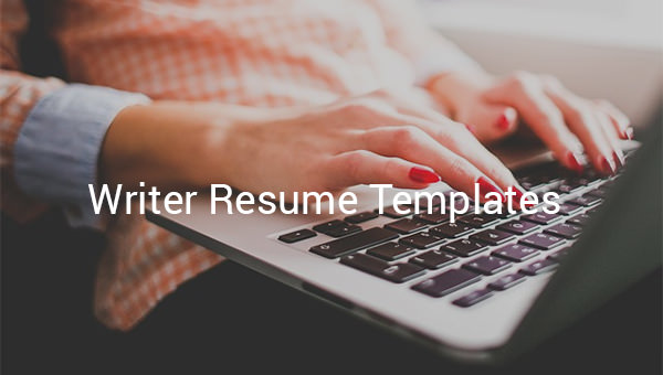 23 Writer Resume Templates DOC PDF