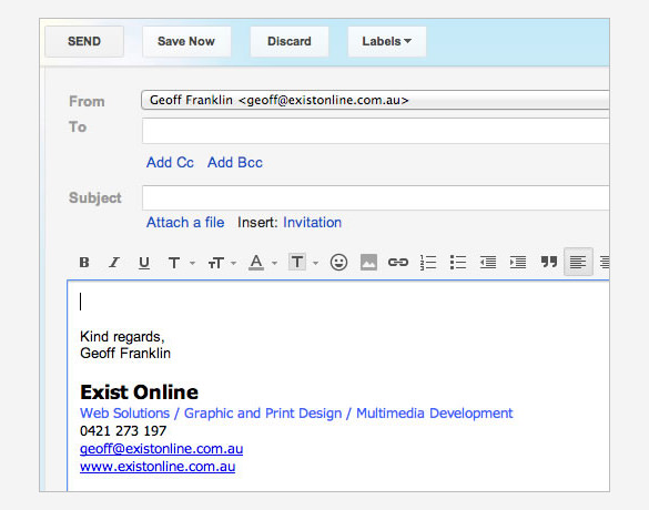 32+ Gmail Signature Templates - Samples, Examples & Format!