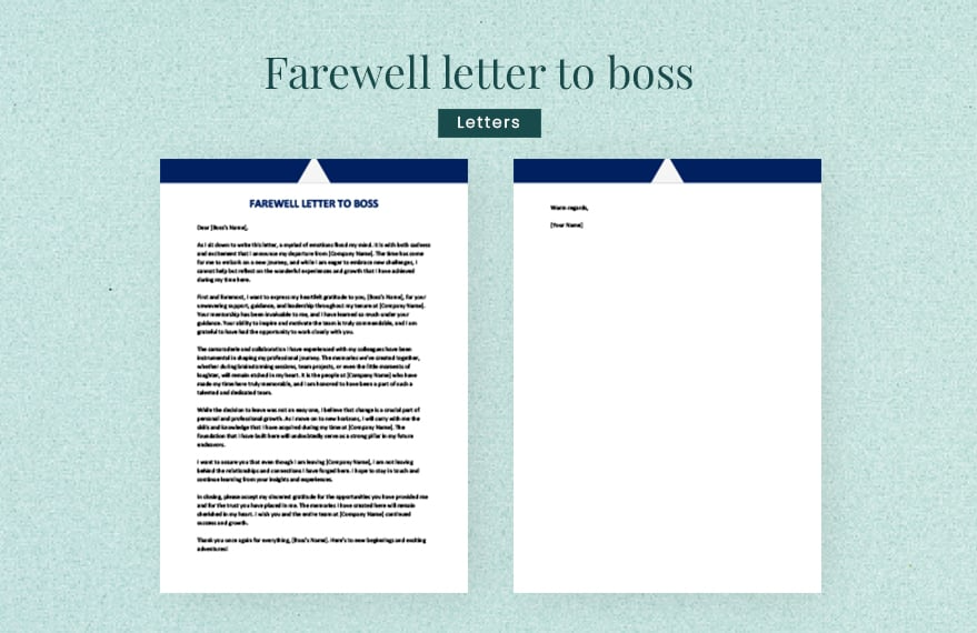 Thank You Letter to Boss - 9+ Free Word, Excel, PDF Format Download!