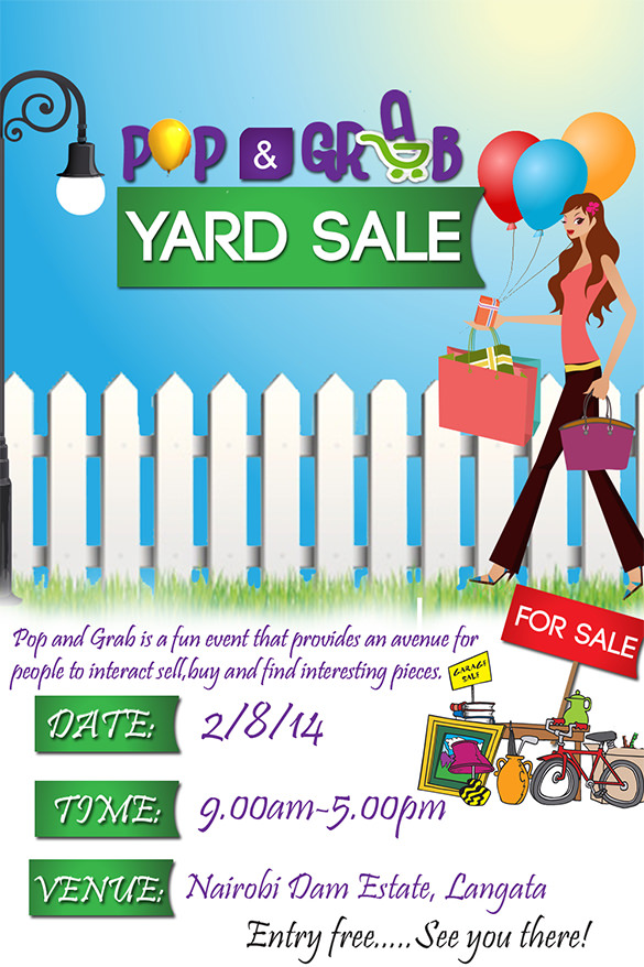 21+ Best Yard Sale Flyer Templates And PSD, Word, EPS