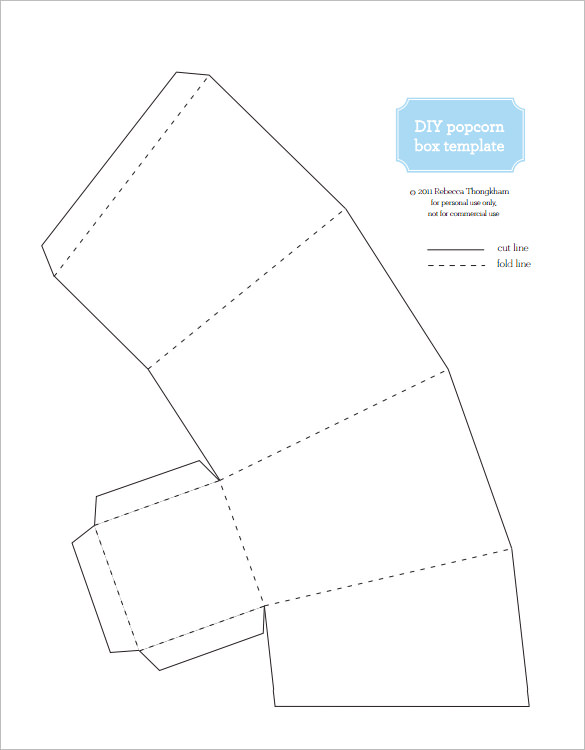 14 Best Popcorn Box Templates PDF PSD Vector EPS