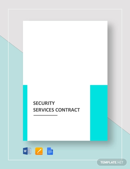 14+ Security Contract Templates - Word, PDF, Apple Pages, Google Docs