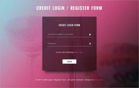 Free 22+ HTML5 Signup & Registration Forms - HTML, CSS