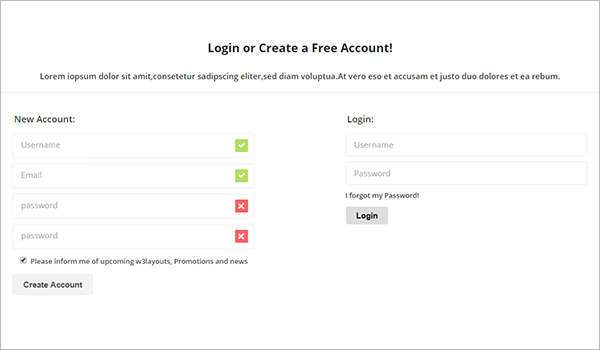 Free 22+ HTML5 Signup & Registration Forms - HTML, CSS