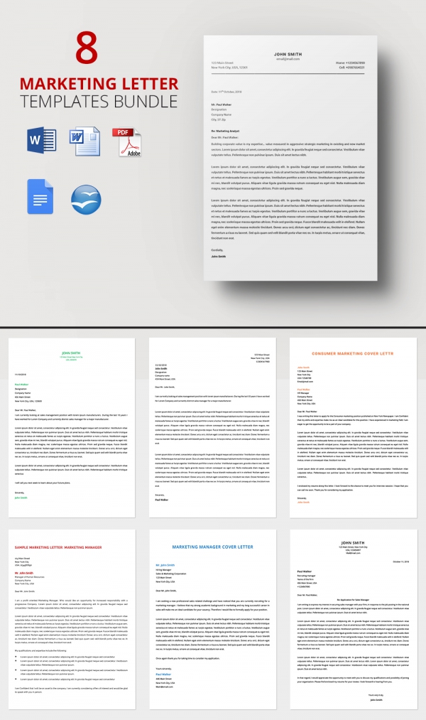 Marketing Letter Template - 44+ Word, Excel PDF Documents Download