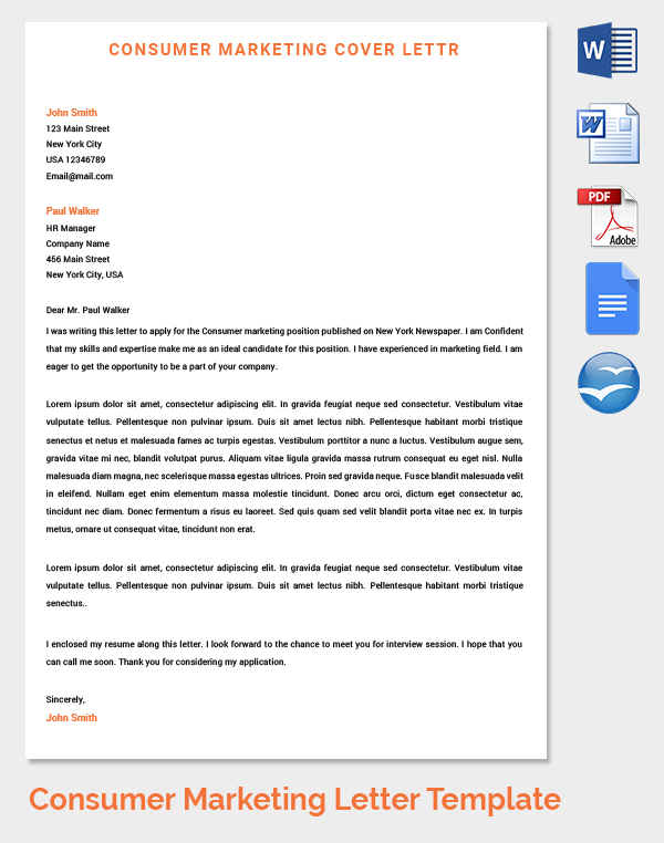 Marketing Letter Template - 44+ Word, Excel PDF Documents Download