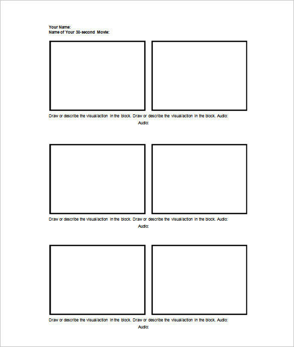 79+ Storyboard Templates - PDF, PPT, DOC, PSD