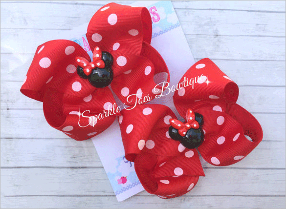 7+ Printable Minnie Mouse Bow Templates