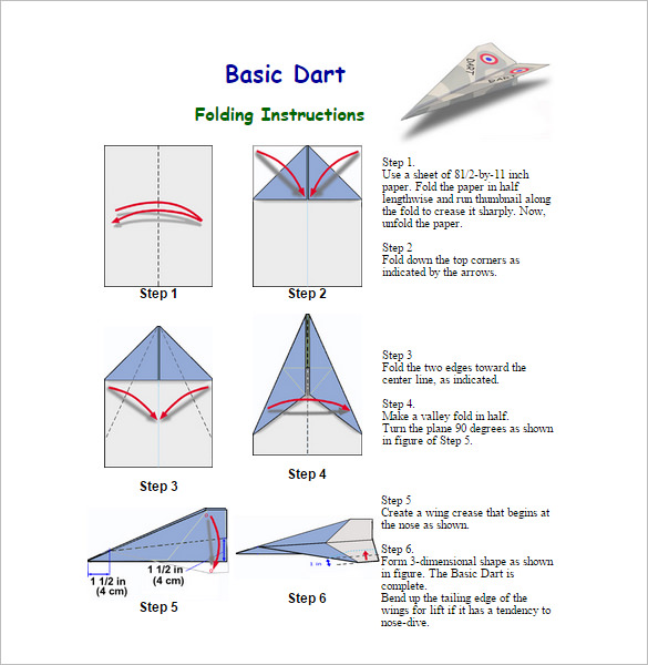 15 Paper Airplane Templates PSD PDF Free Premium Templates