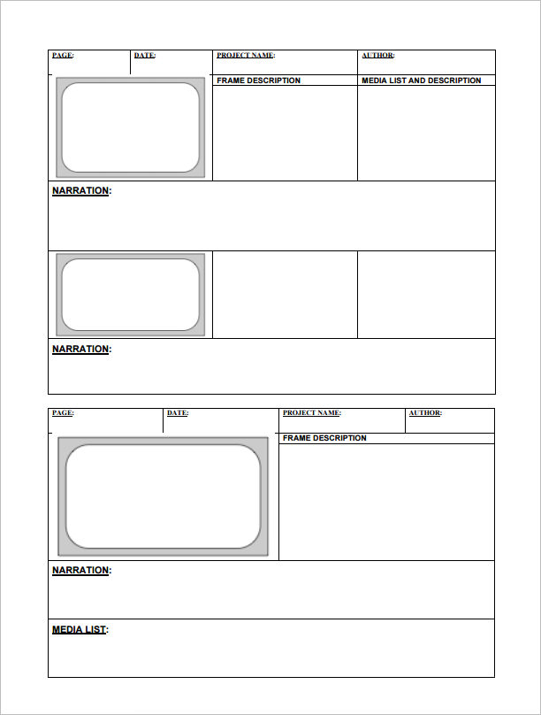 79+ Storyboard Templates - PDF, PPT, DOC, PSD