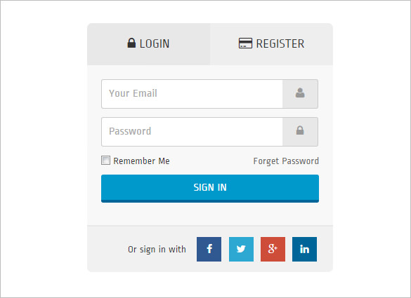 15+ Free HTML5 & CSS3 Login Forms Download