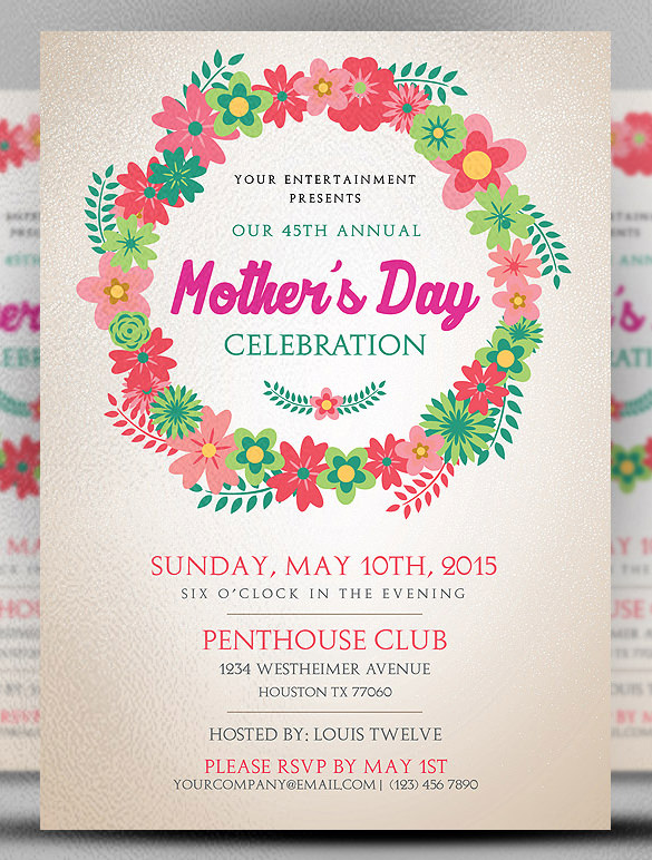 21 Beautiful Mother s Day Flyer Templates PSD Word AI EPS Formats