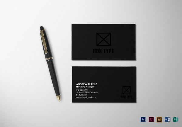 9+ Business Card Box Templates & Design Files