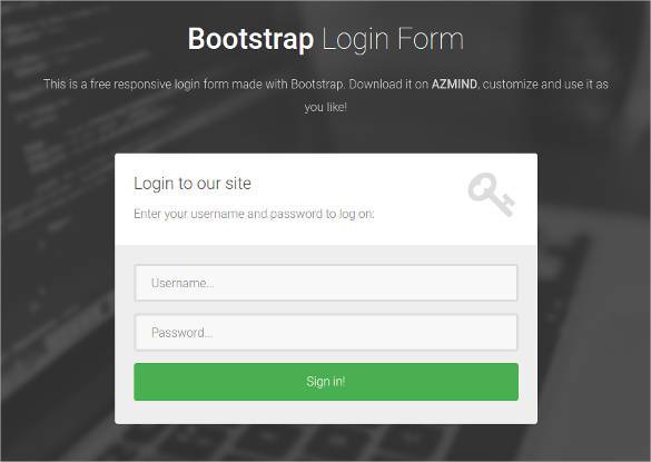 15+ Free HTML5 & CSS3 Login Forms Download