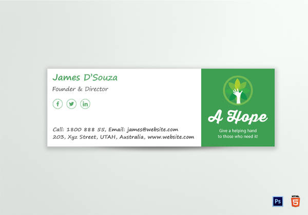 71+ HTML Email Signatures - HTML