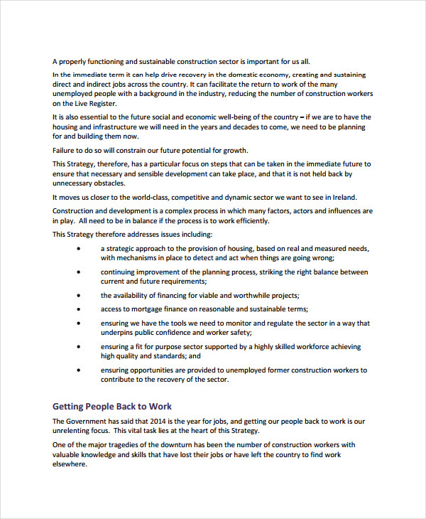 Construction Business Plan Template 18 Free Sample Example Format Download Free Premium 