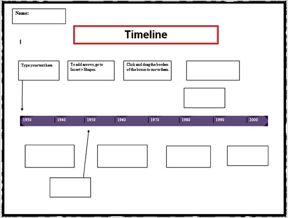 20 Personal Timeline Templates DOC PDF