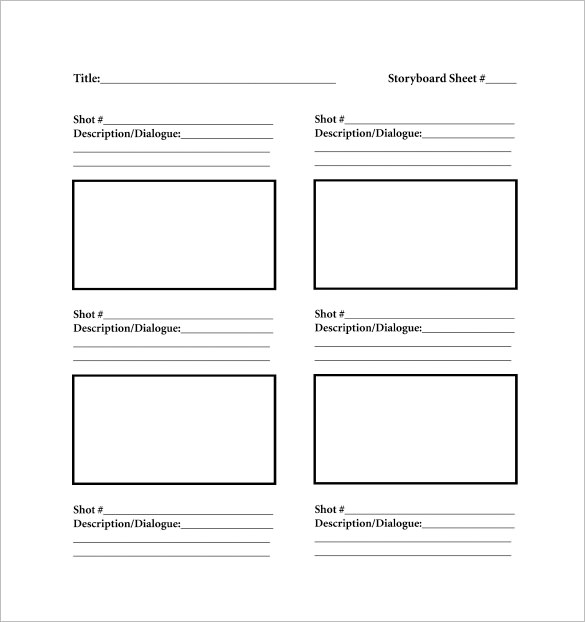 79+ Storyboard Templates - PDF, PPT, DOC, PSD