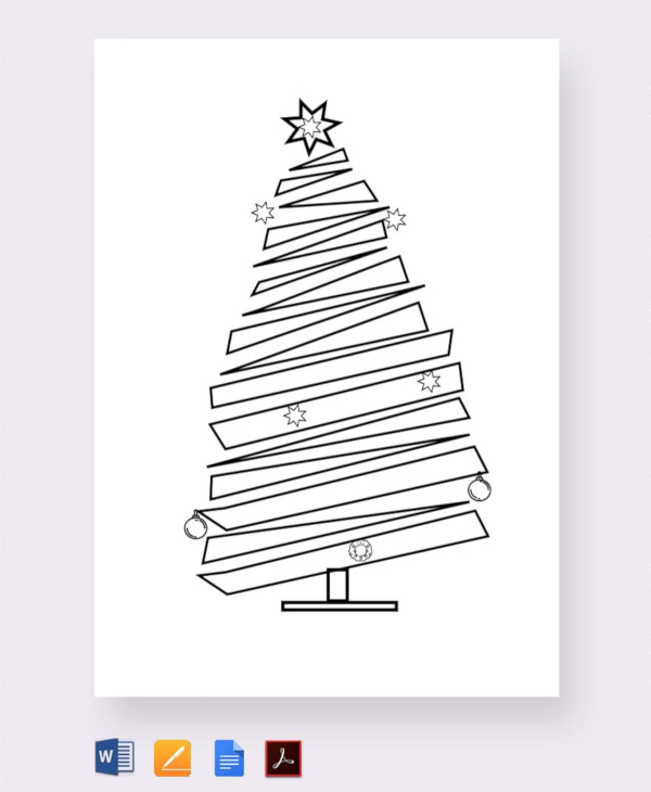 Free 32+ Christmas Tree Templates, Free Printable PSD, EPS, PNG, PDF ...