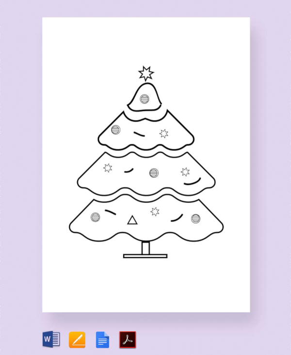 32+ Christmas Tree Templates - Free Printable PSD, EPS, PNG, PDF Format ...