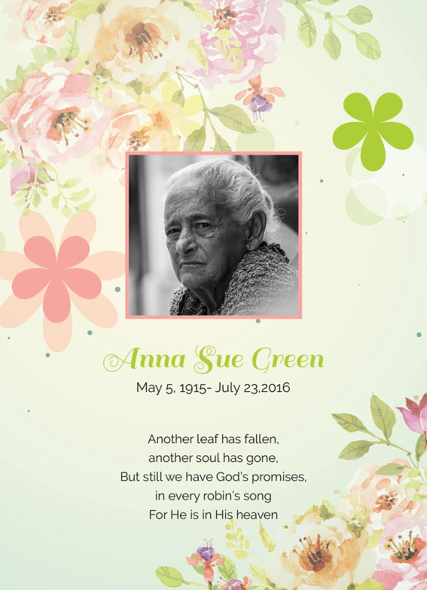 26 Funeral Thank You Cards PSD AI EPS