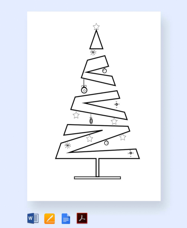 32+ Christmas Tree Templates - Free Printable PSD, EPS, PNG, PDF Format ...