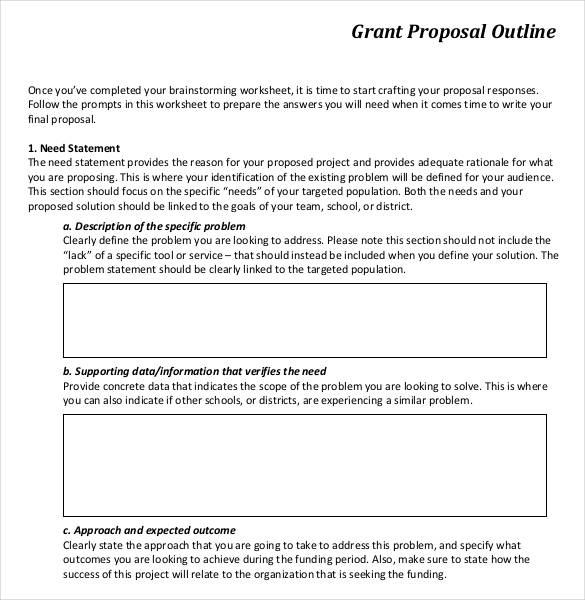 38+ Grant Proposal Templates - DOC, PDF, Pages